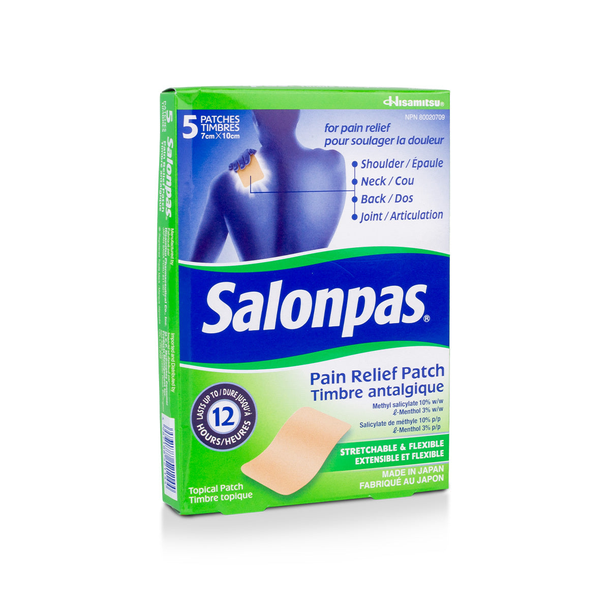 Salonpas Pain Relief Patch 5pcs - Black Friday Sale