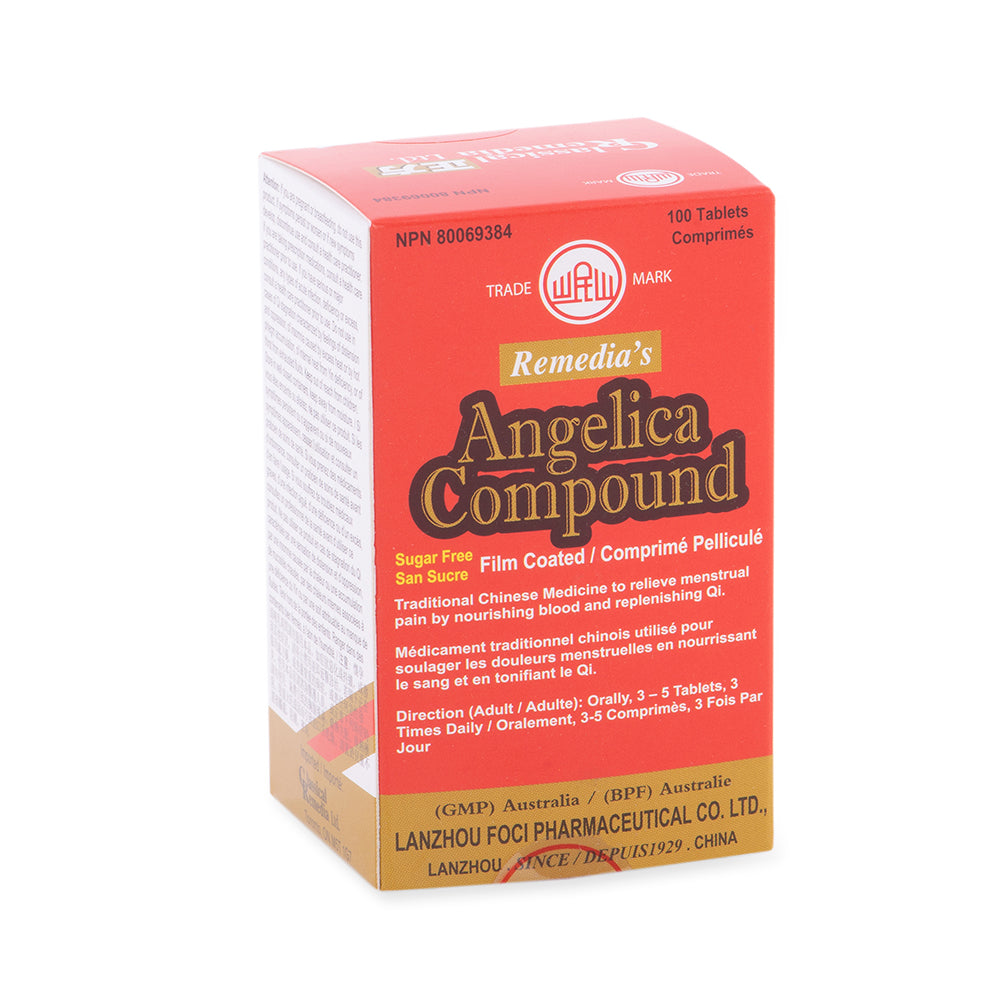 Angelica Compound 100 tablets Sugar free - Minshan - Lierre.ca
