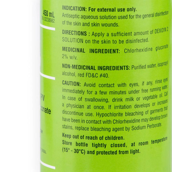 Dexidin 2 Aqueous Solution (450ml) - Lierre.ca