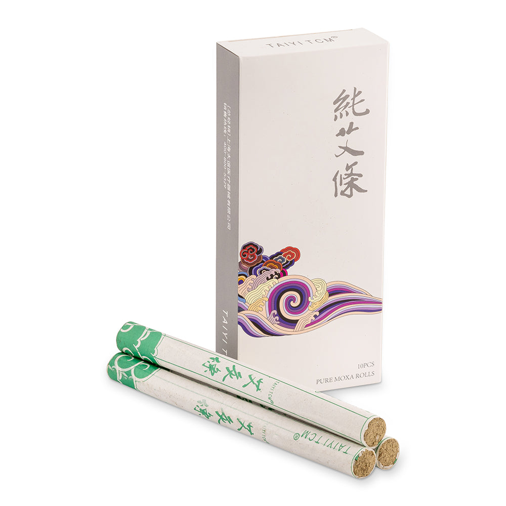 TaiYi TCM Pure Moxa Rolls 10pcs - Lierre.ca