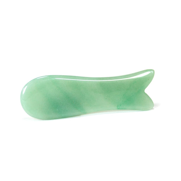 Thera Crystals® Jade Gua Sha Tool - Fish Shape - Lierre.ca