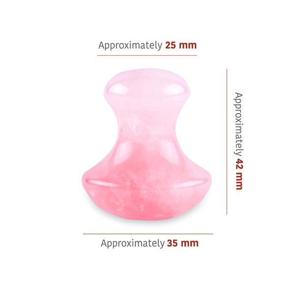 Thera Crystals® Rose Quartz Eye Massage Tool - Rosebud - Lierre.ca